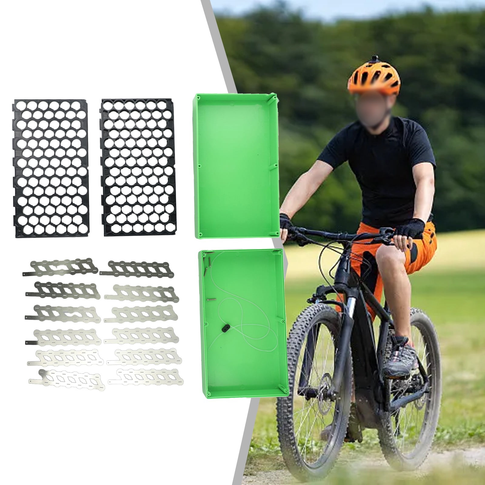 13S 6P 48V E-Bike Battery Box 18 650 Holder Welding Nickel for E-Scooter Without Pcb Board ...