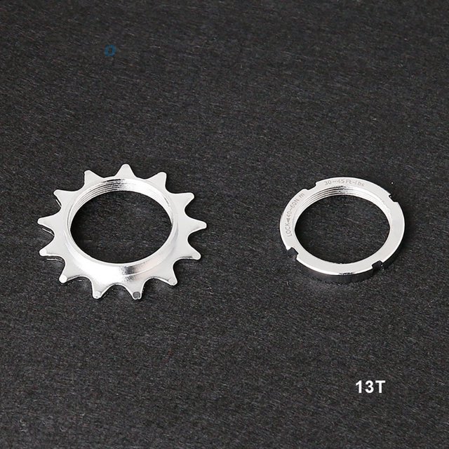 13T Fixed Gear Bicycle Wheel Cogs Sprocket with Lock Ring Cycling ...