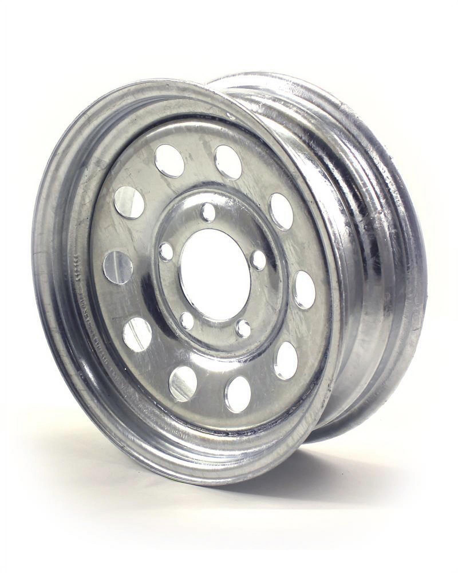 "13X4.5 5-Lug on 4.5"" Galvanized Mod Utility Rim Wheel for Boat ...
