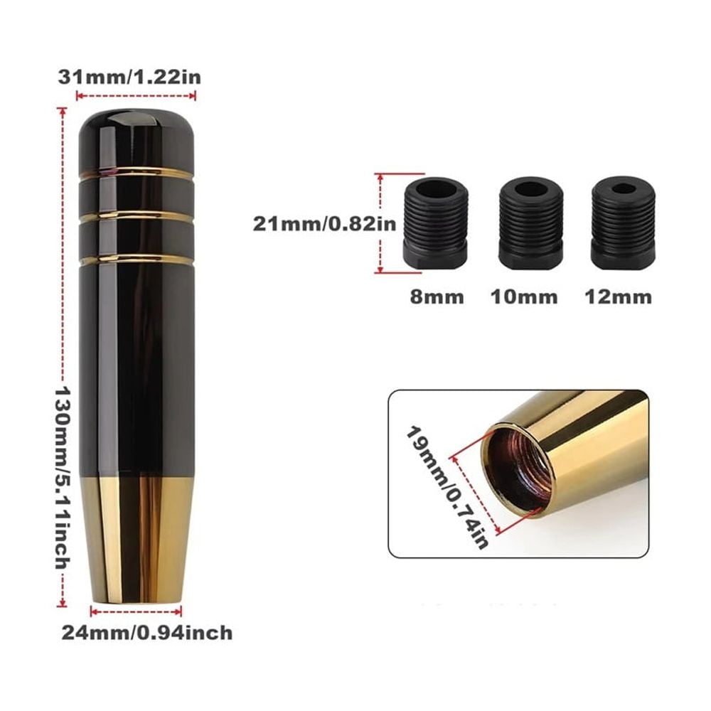 13cm/18CM Car Gear Shift Knob Aluminum Alloy JDM Shifter Lever Stick ...