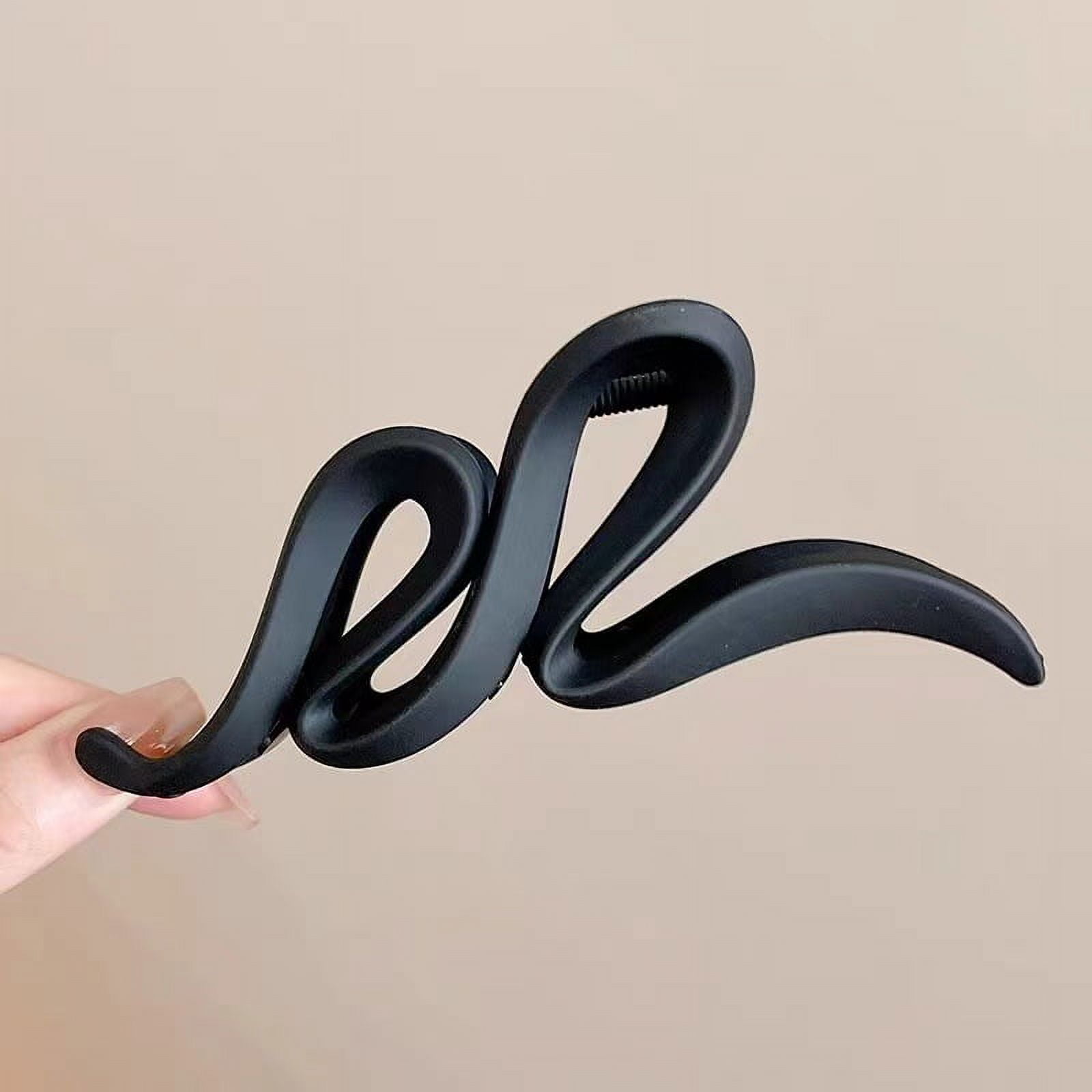 13cm Acrylic Hair Clips For Women Hairpin Matte Wave Hair Claw Clip ...