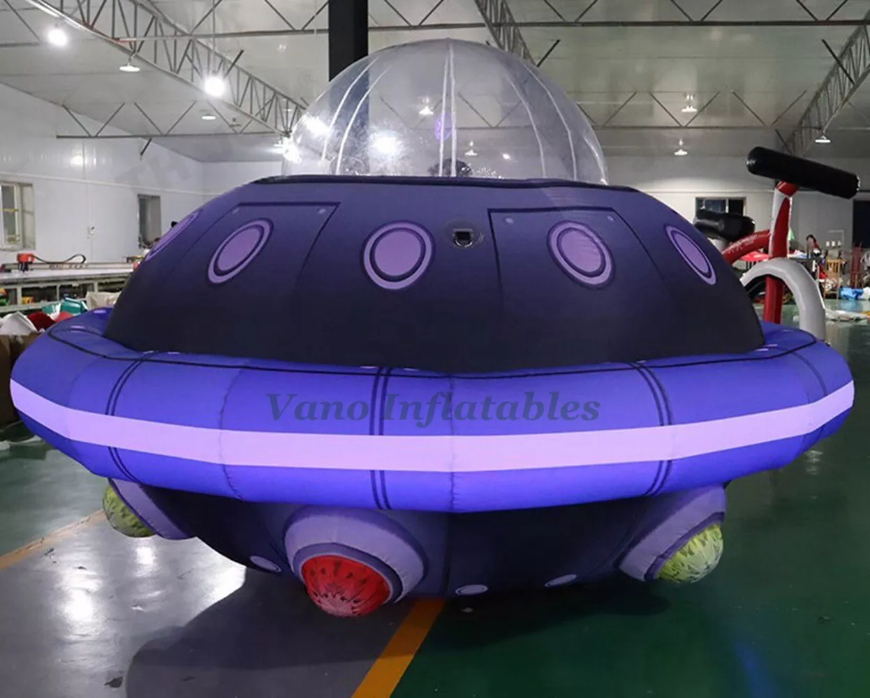 13ft Giant Inflatable UFO LED Flying Saucer Event Blow Up UFO Spaceship ...