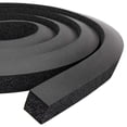 13ft NBR+PVC Foam Weather Stripping, 1 x 1 Inch, 2 Rolls - Walmart.com