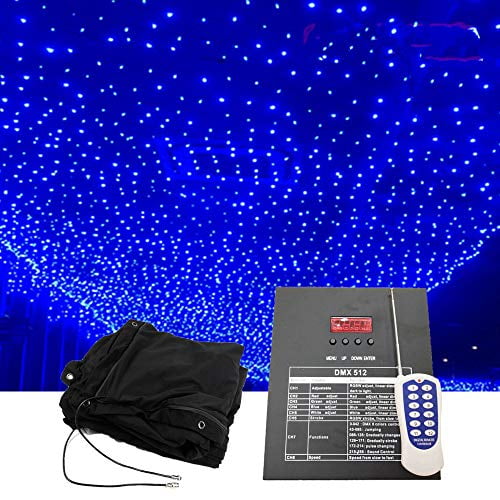 13ft x 10ft LED Star Curtain Background Fairy String Light with DMX512 ...
