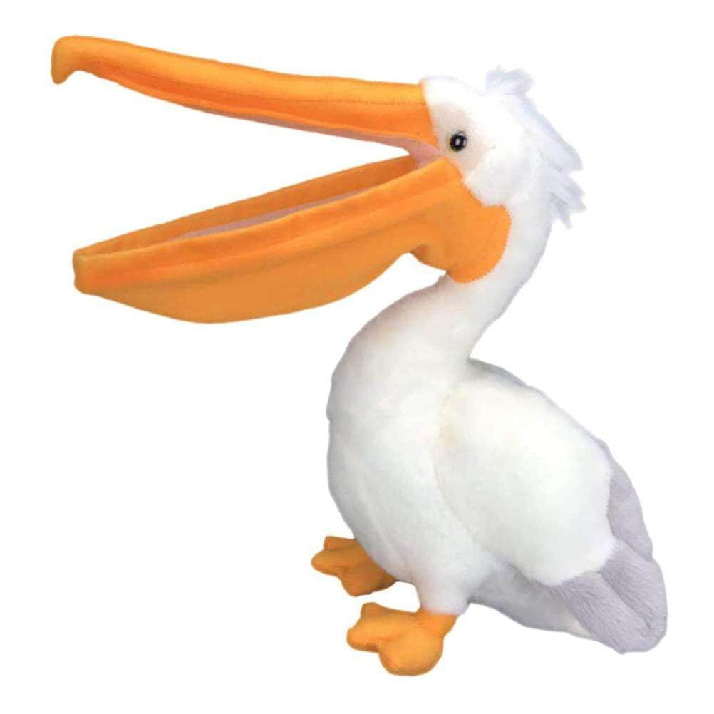 Scenery 13in Lifelike Pelican Plush Toy, Stuffed Animal Simulation Bird ...