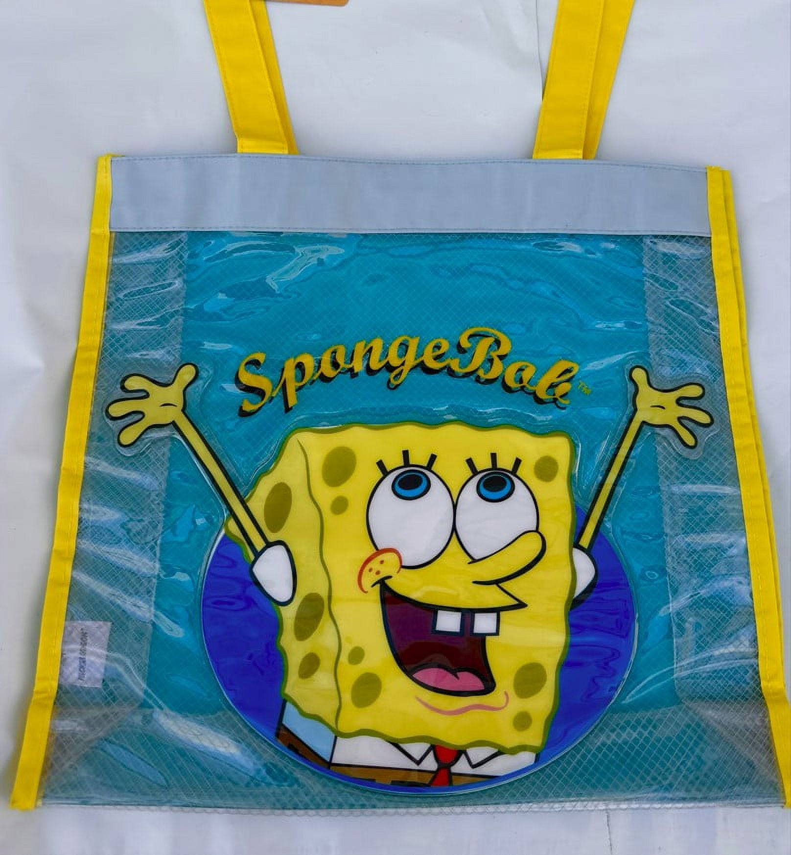 13in Nickelodeon Spongebob Tote Bag - Spongebob Semi-Clear Bag ...