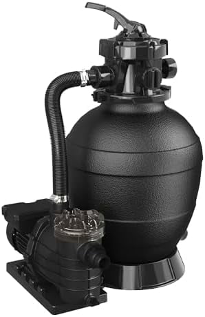 13in Sand Filter Pump for Above Ground Pool, Max 3500 GPH, 3/4 HP Pool ...