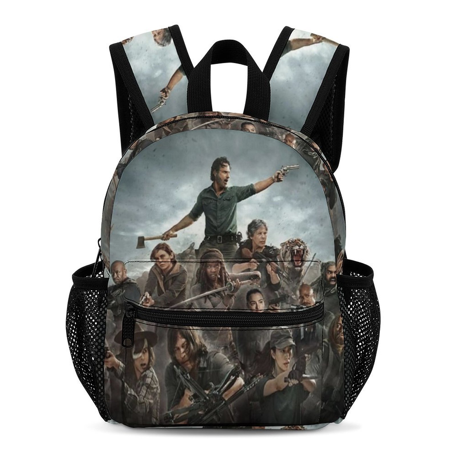13in Walking Dead Backpack Lightweight Double Shoulder Cartoon Bookbag ...