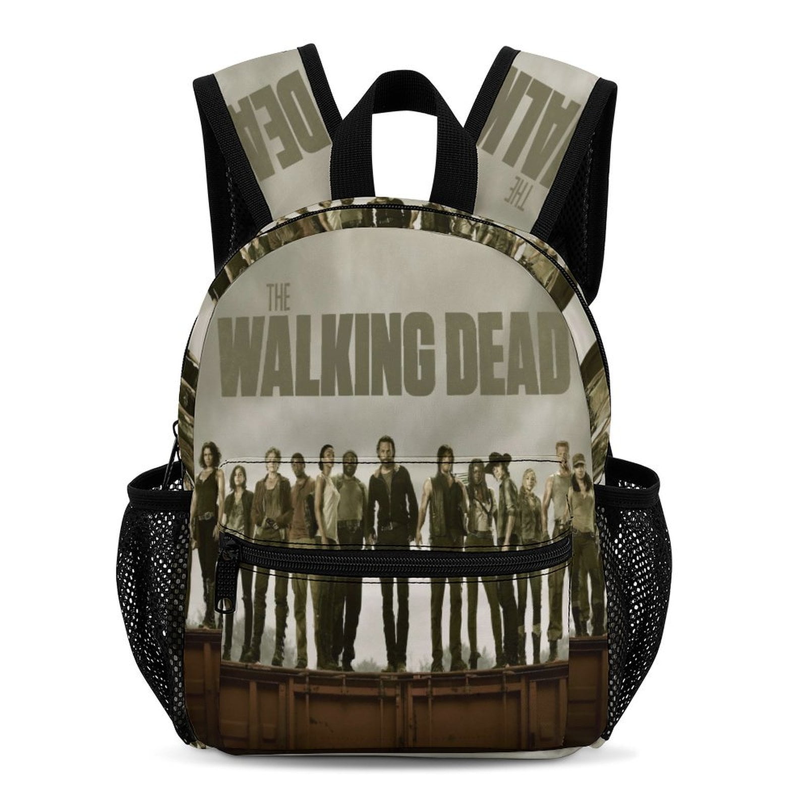 13in Walking Dead Backpack Lightweight Double Shoulder Cartoon Bookbag ...