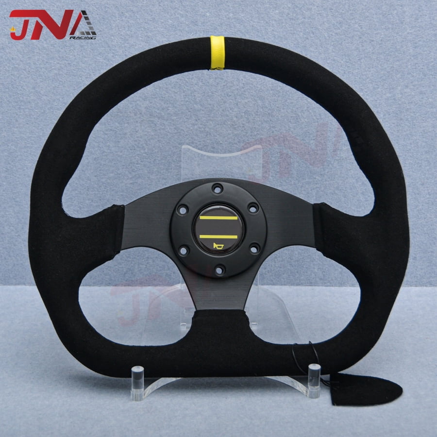 13inch 320MM Universal D-Shape Simulator Steering Wheel Racing Flat ...