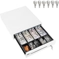 13inch Heavy Duty POS Cash Drawer with 4Bill/5Coin, Removable Coin ...