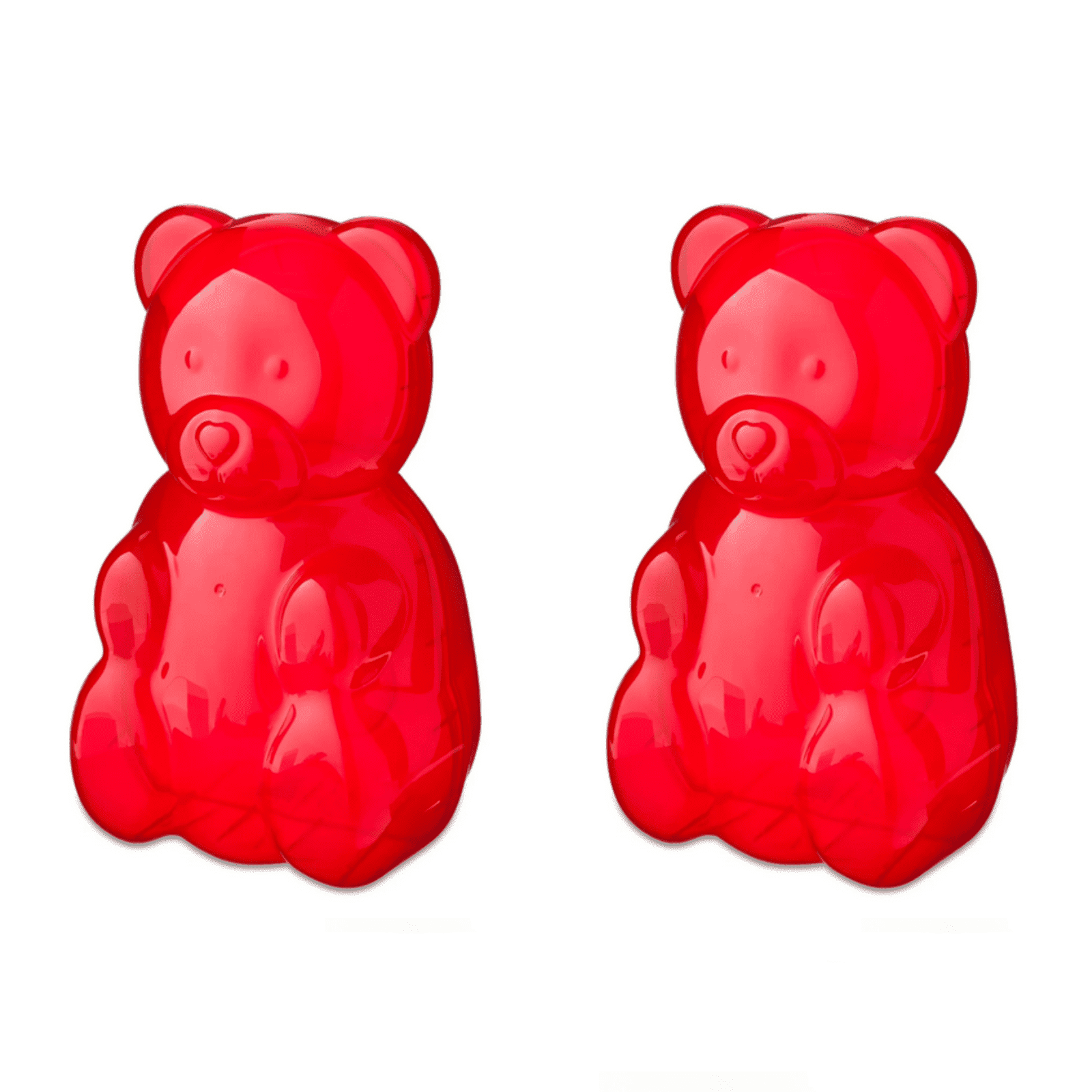 13inch Large Gummy Bear Container - Clear Plastic Bear Shaped Storage ...