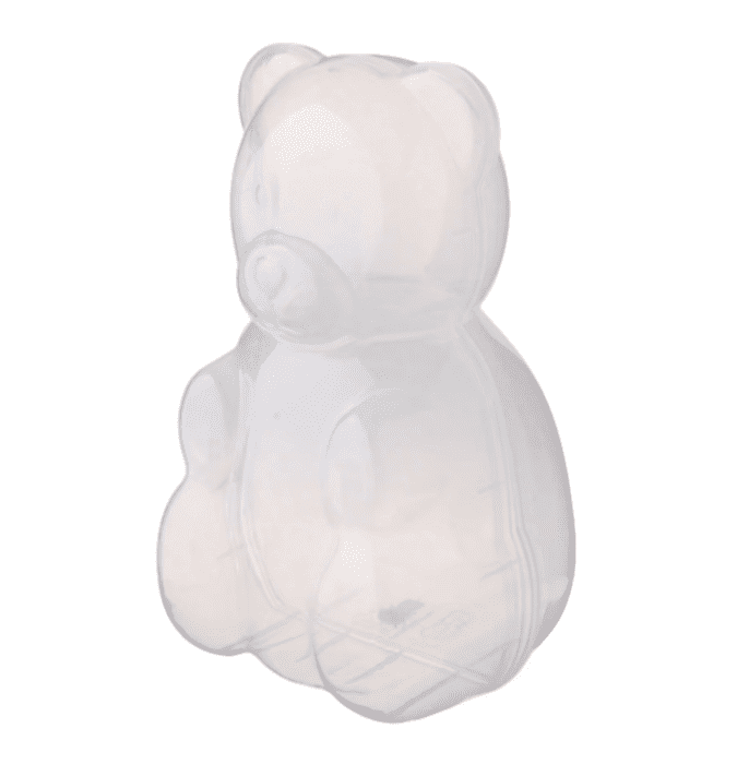 13inch Large Gummy Bear Container - Clear Plastic Bear Shaped Storage ...