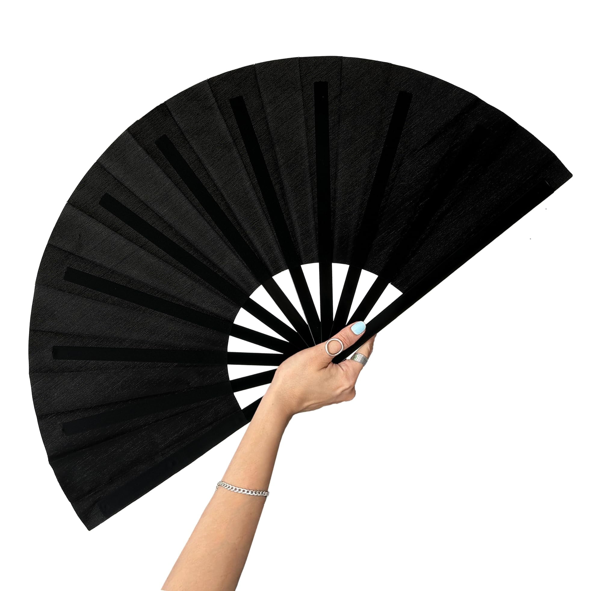 13inch Large Rave Fan Popping Fan Clacking Fans for Line Dancing,Hand ...