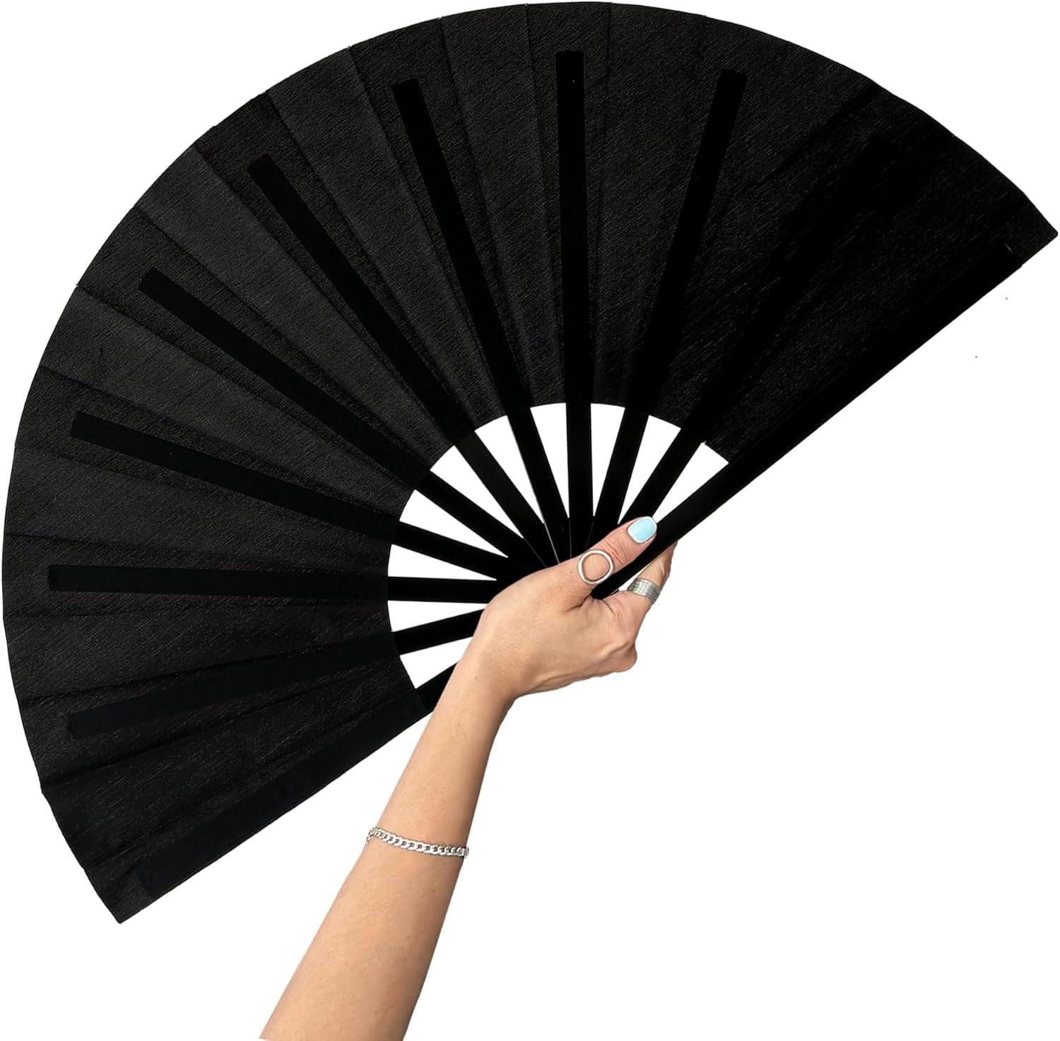 13inch Large Rave Fan Popping Fan Clacking Fans for Line Dancing,Hand ...