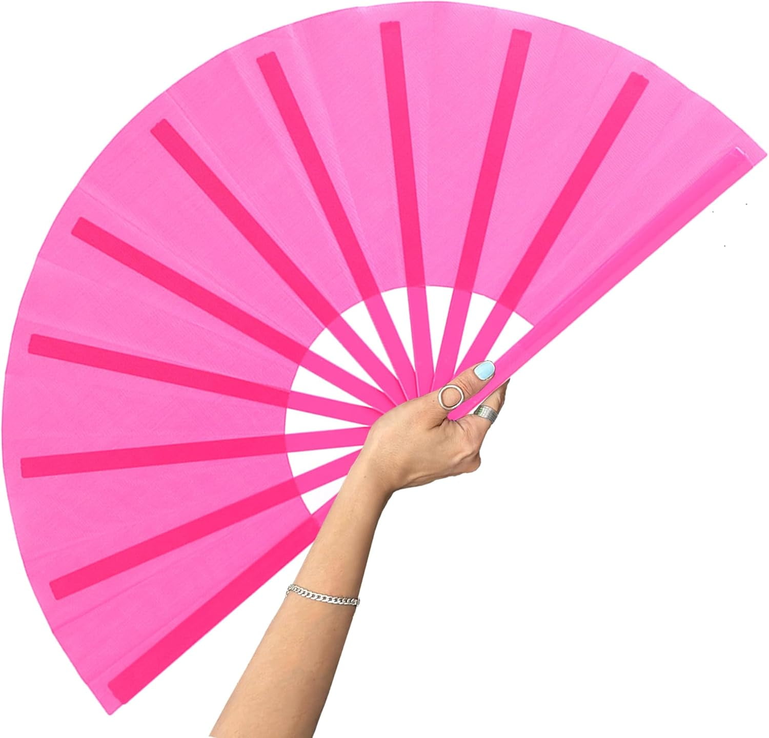 13inch Large Rave Fan Popping Fan Clacking Fans for Line Dancing,Hand ...