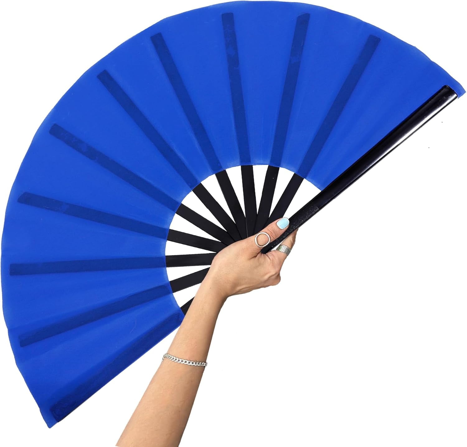 13inch Large Rave Fan Popping Fan Clacking Fans for Line Dancing,Hand ...