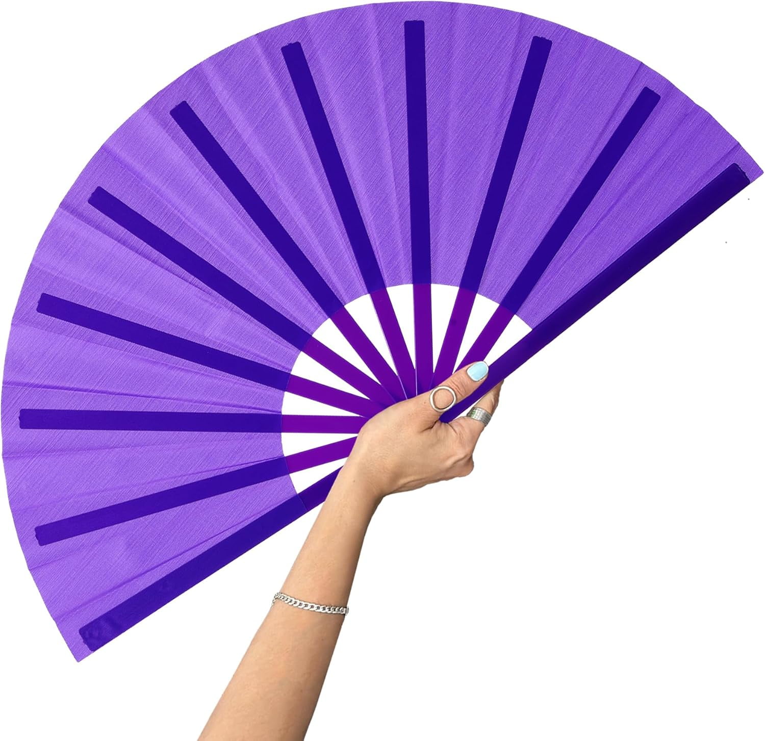 13inch Large Rave Fan Popping Fan Clacking Fans for Line Dancing,Hand ...