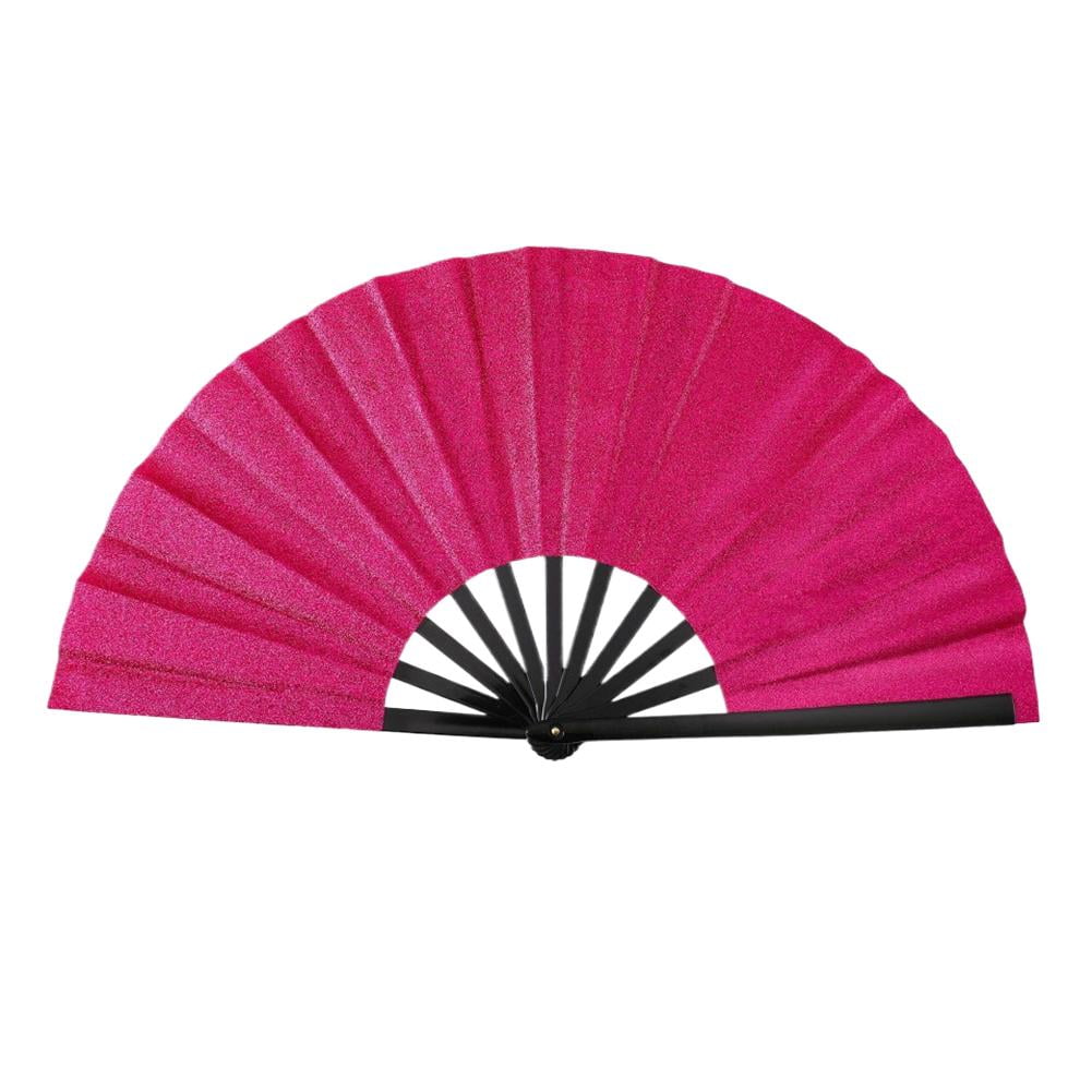 13inch Line Dance Popping Fan, Foldable Hand Fans for Women, Portable ...