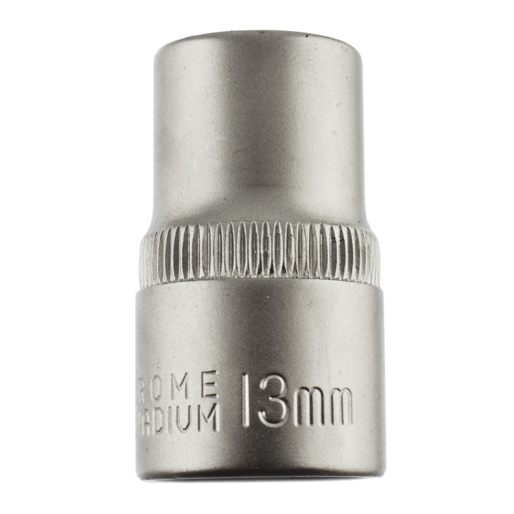 13mm 1/2" Dr Socket Super Lock Metric Shallow CRV Knurl Grip 6 Point ...