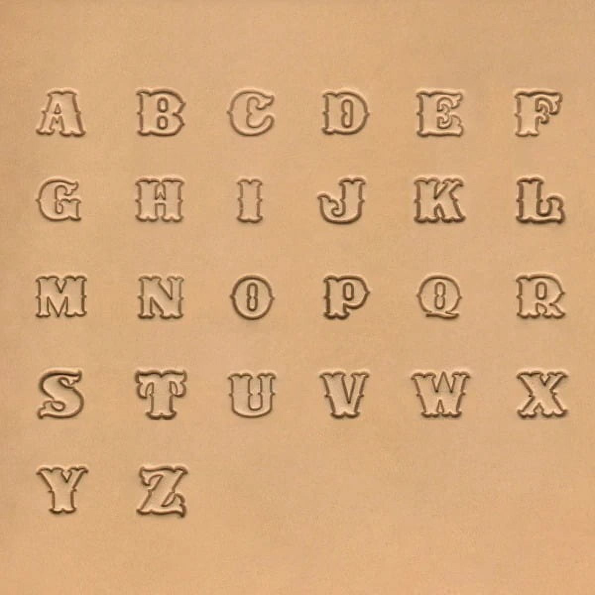 13mm (1/2") Uppercase Alphabet Stamp Set 8130-00 - Walmart.com