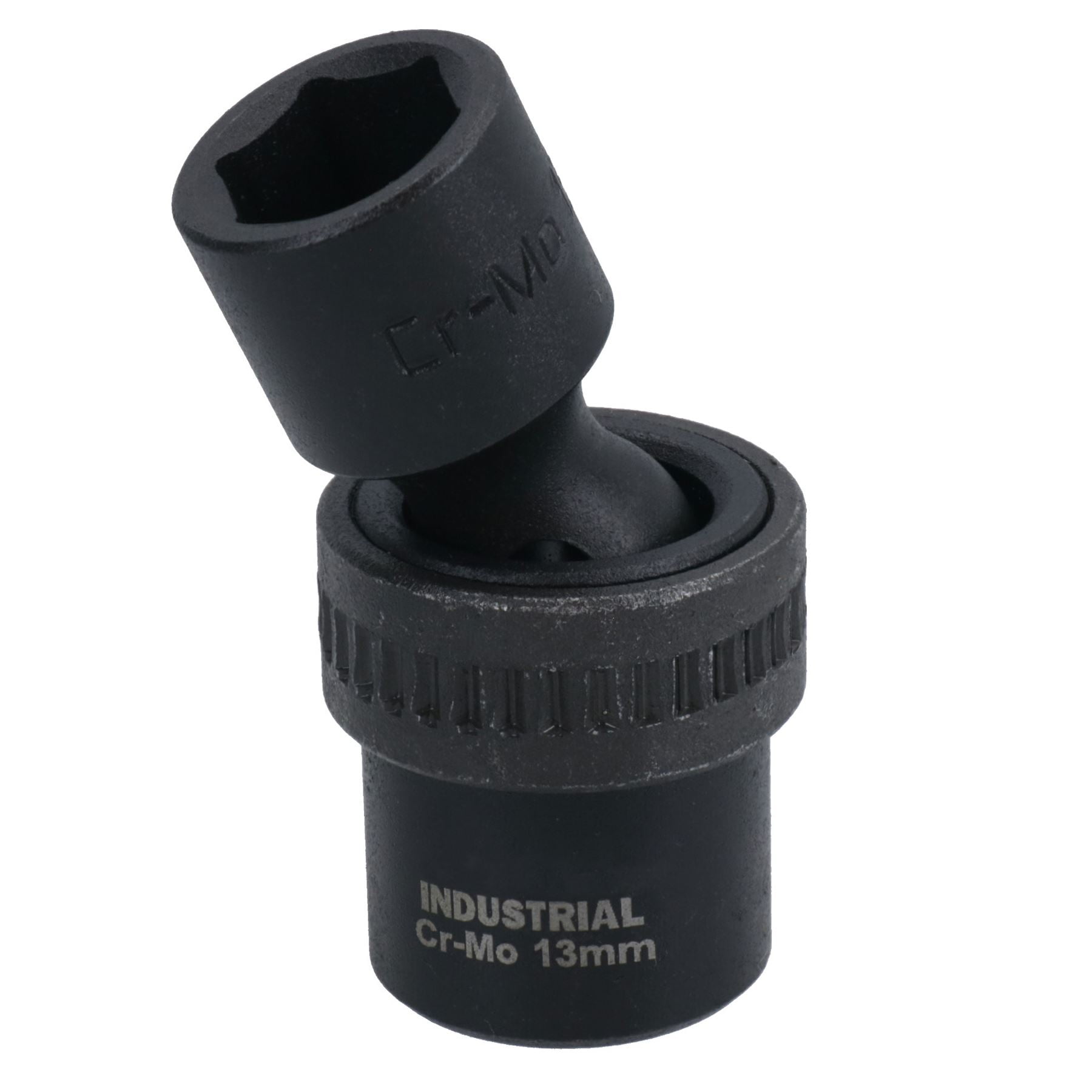 13mm 3/8in Drive Universal Swivel Wobble Metric Impact Shallow Socket ...