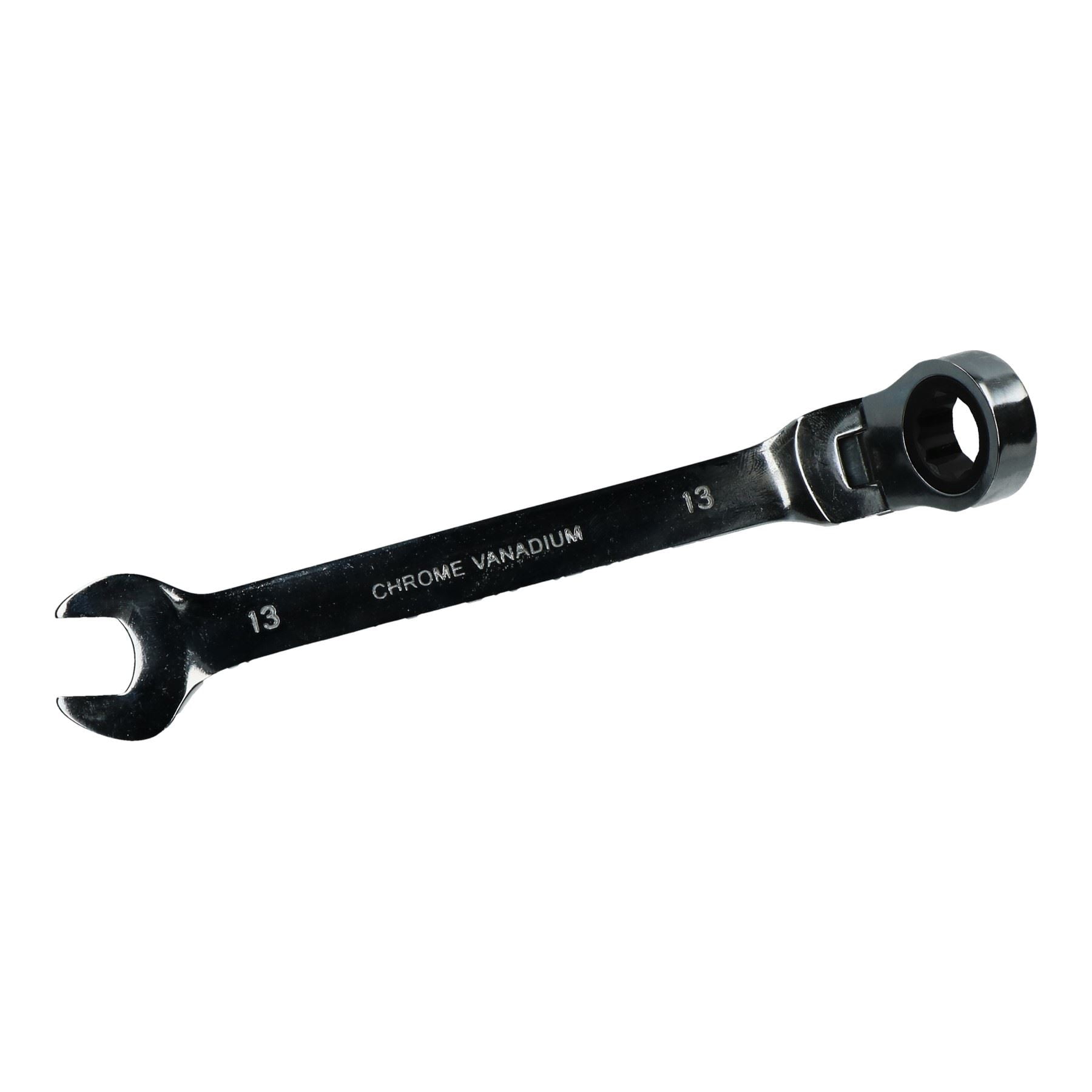13mm Flexi Ratchet Combination Spanner Metric Wrench 72 Teeth Ring Open ...