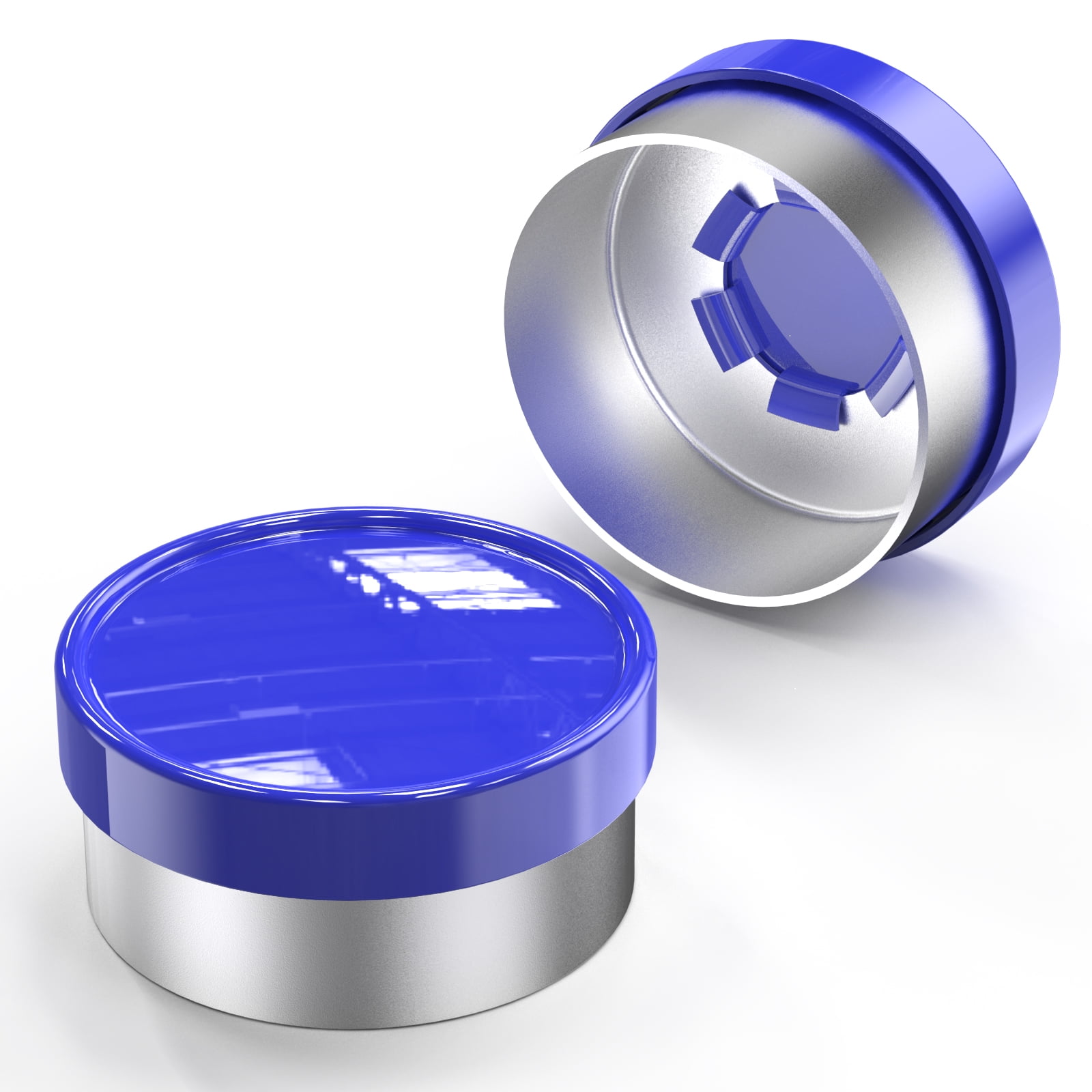 13mm Flip Off Caps Burr-Free Flip Top Caps Aluminum-Plastic Caps Single ...