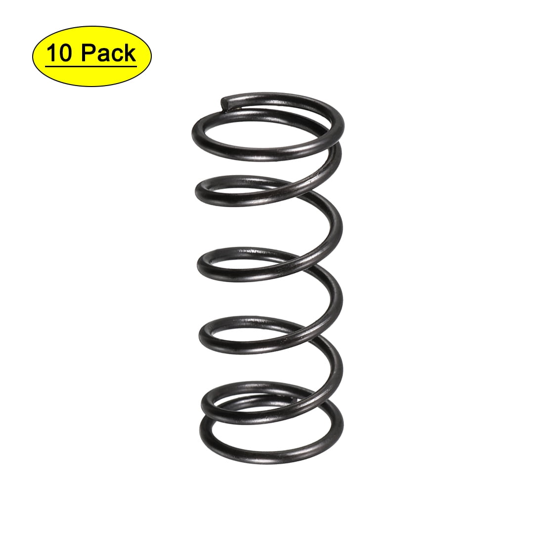 13mm Outer Diameter 1.2mm Wire Dia 30mm Long Compression Spring 10Pcs ...