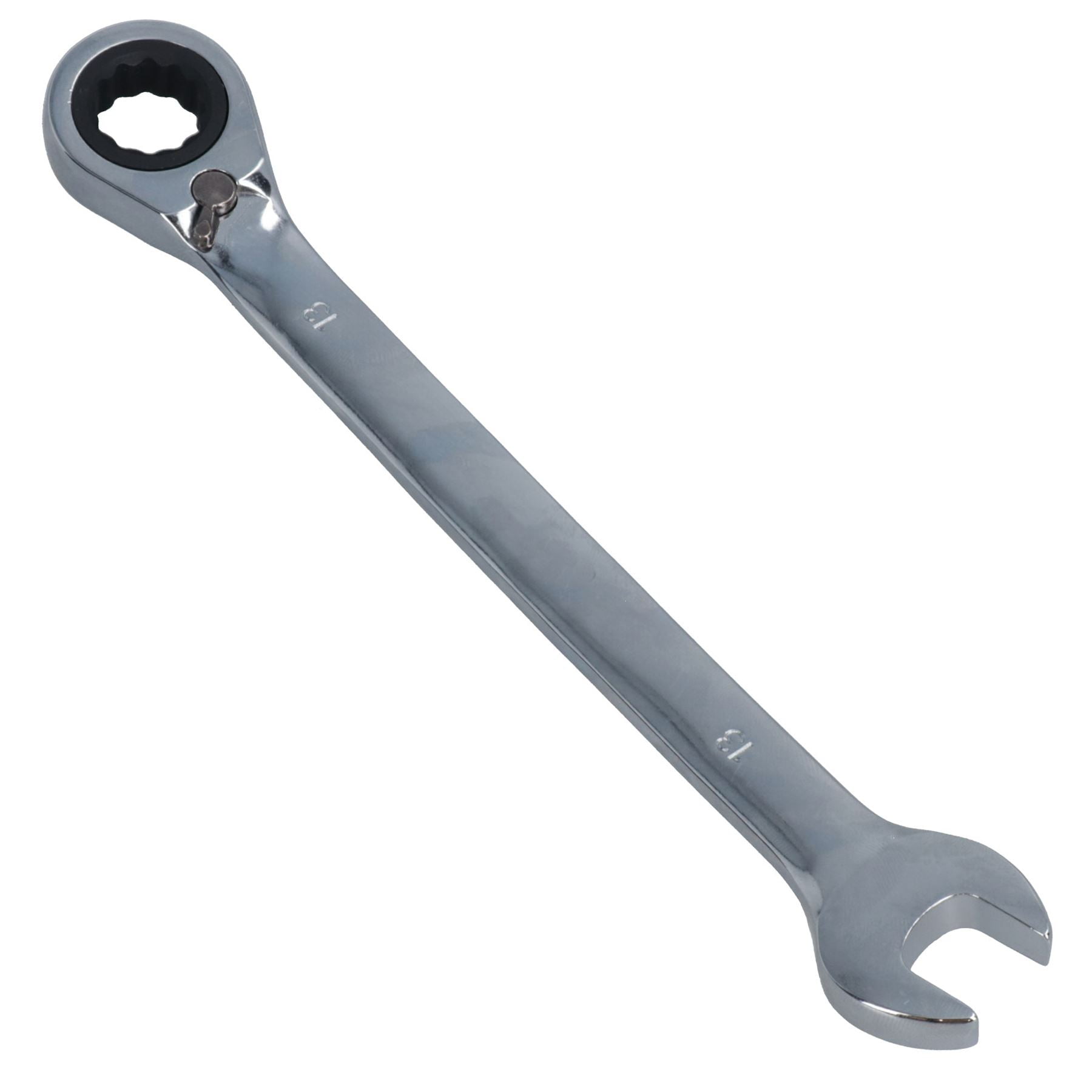 13mm Reversible Cranked Offset Ratchet Combination Spanner Wrench 72 ...