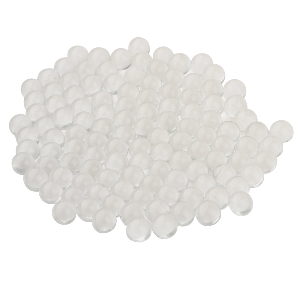 13mm Round Transparent Glass Marbles Clear for Filling Vases Aquarium ...