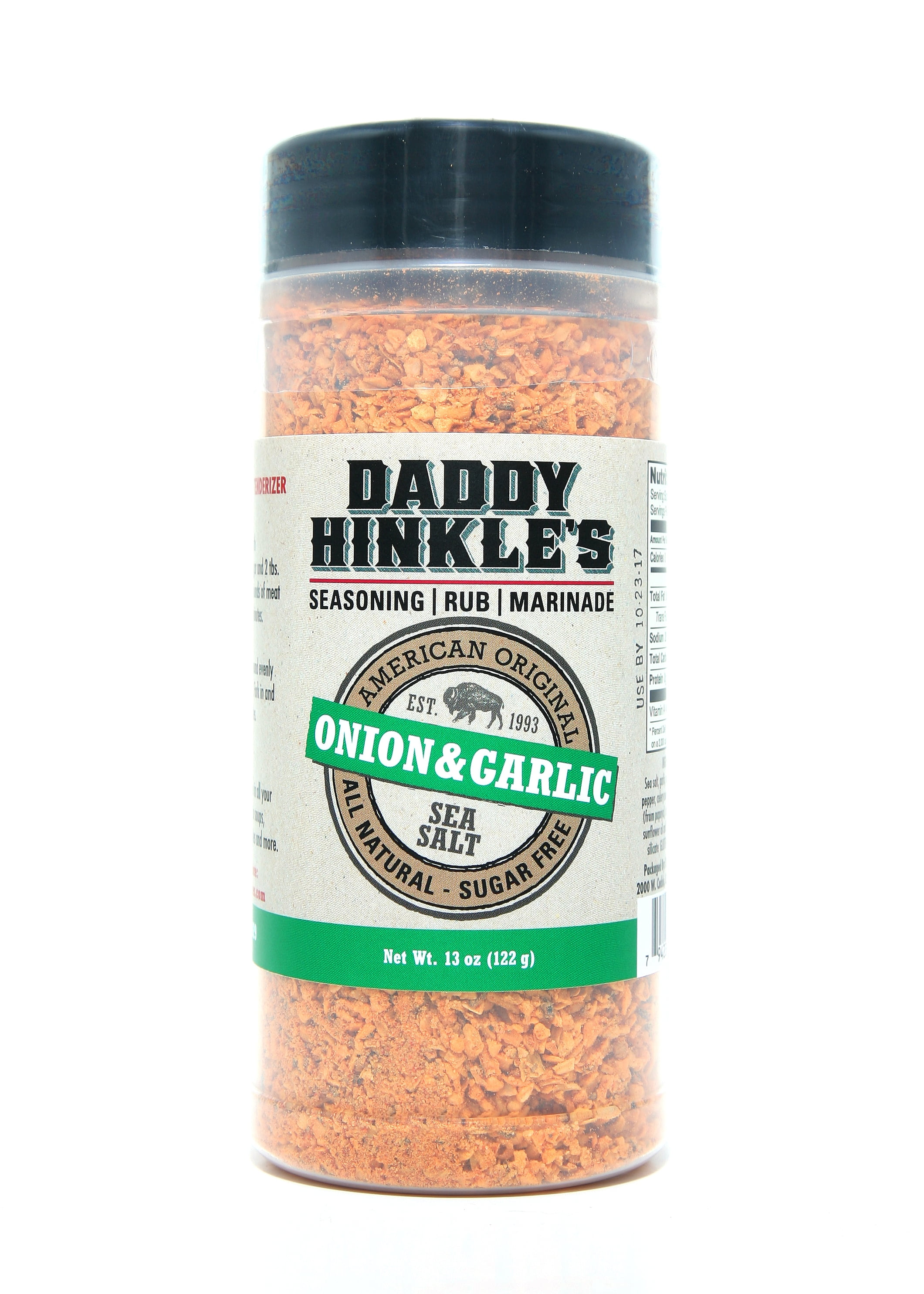 13oz Daddy Hinkle's Onion and Garlic Seasoning rub Marinade - Walmart.com