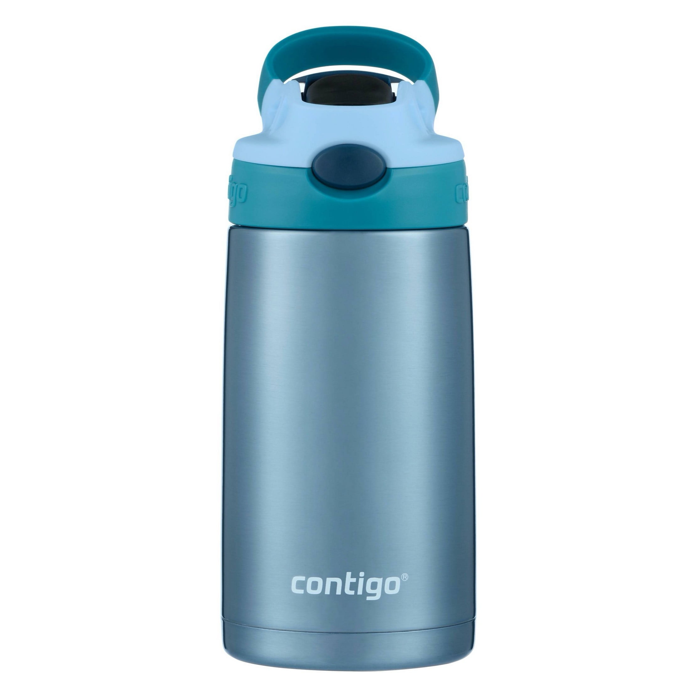 13oz Stainless Steel Kids' Cleanable Water Bottle Blue - Walmart.com