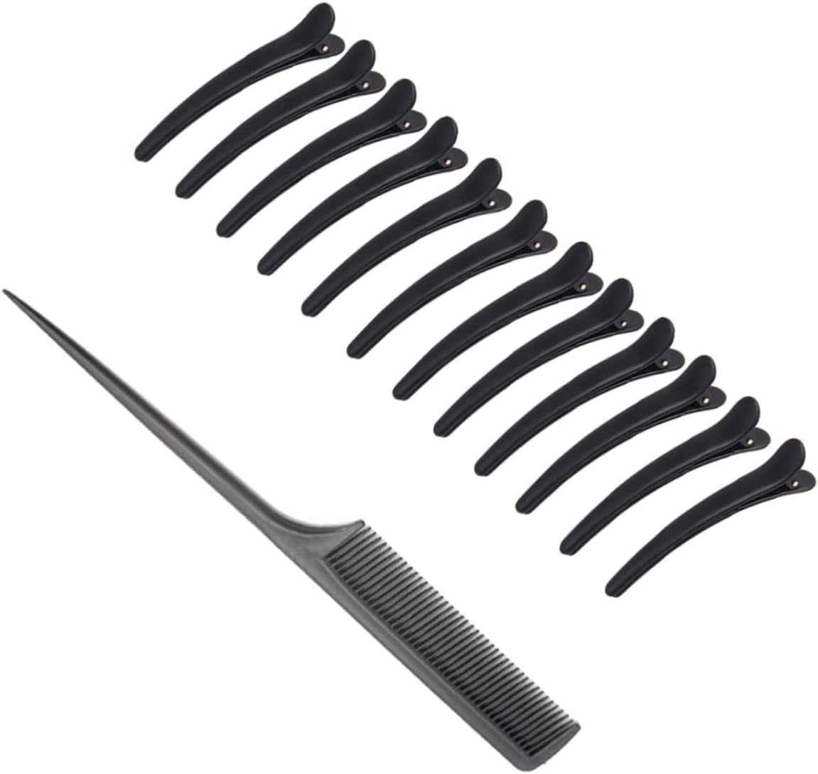 13pcs Hair Styling Clips Sectioning Hair Clips Black Hair Clips Hair ...