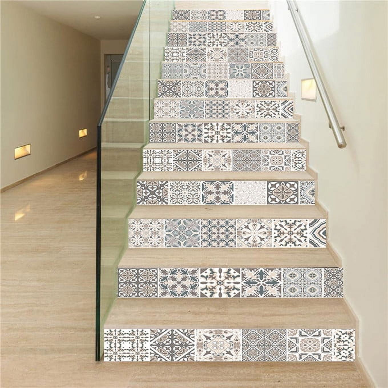 13pcs Self Adhesive PVC Staircase ration Stickers 3D Landscape ...