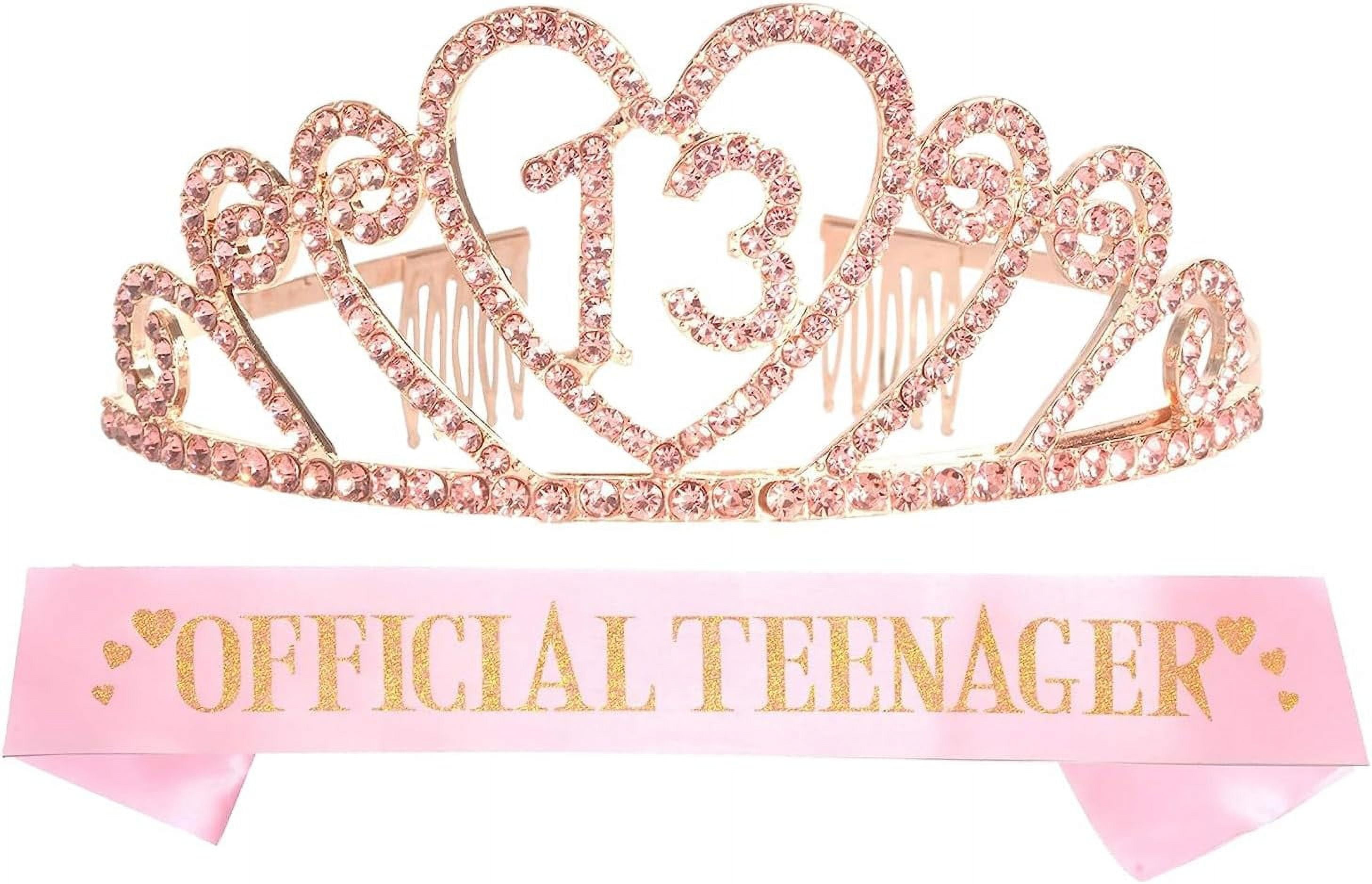 13th Birthday, 13th Birthday Gifts for Girls, 13th Birthday Crown, 13th ...