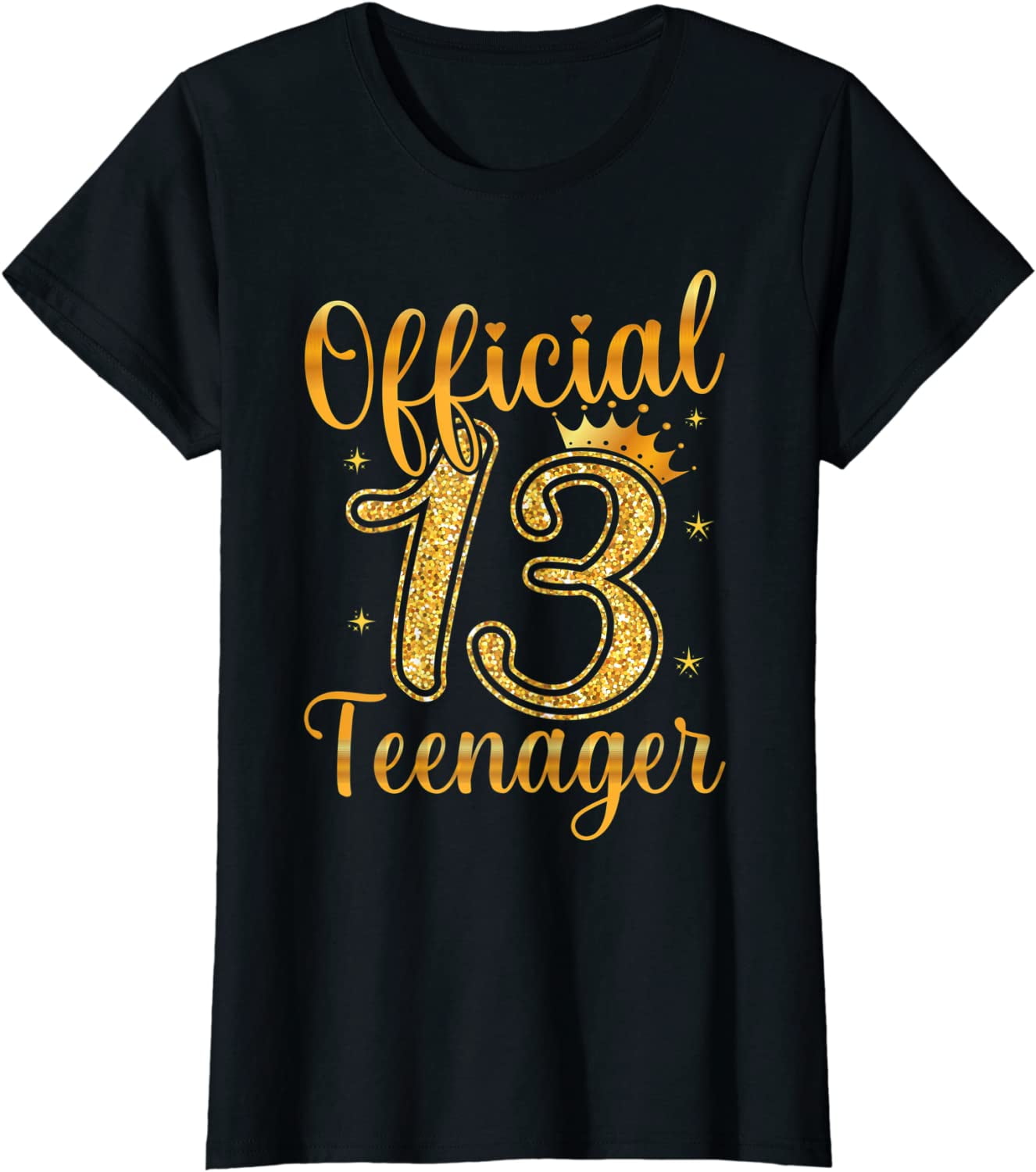 13th Birthday Girls 13 Years Teen Teenager Birthday T-Shirt - Walmart.com