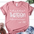 13th Birthday Shirt Gift 13th Birthday Gifts For Girl Hello Thirteen ...