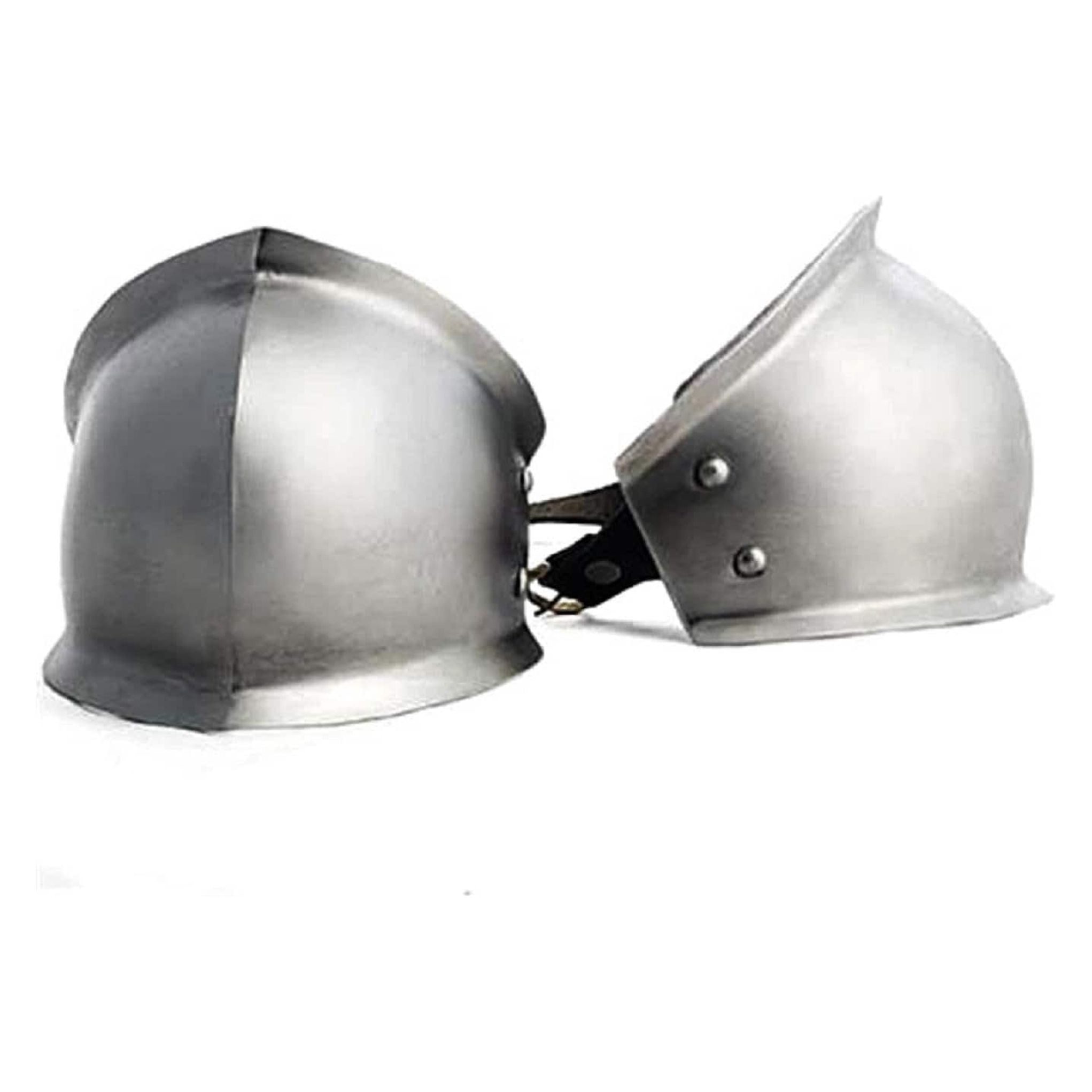 13th Century Steel Elbow Cops Silver - Medieval Armor - Walmart.com