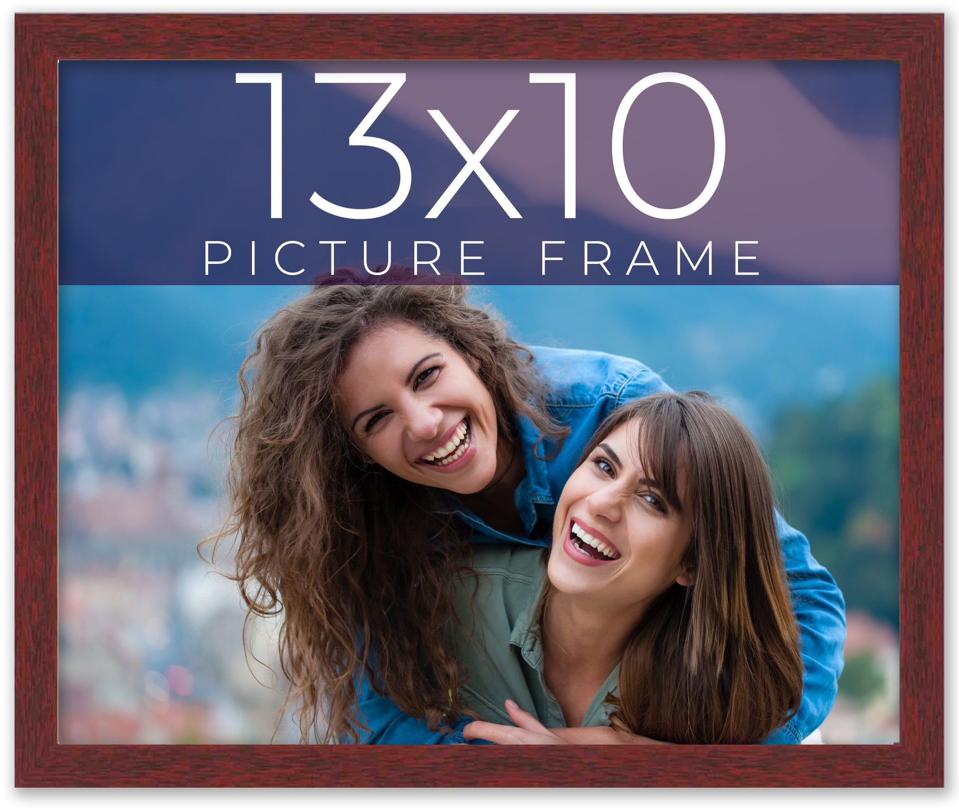 13x10 Frame Brown Solid Wood Picture Frame Width 0.75 Inches | Interior ...