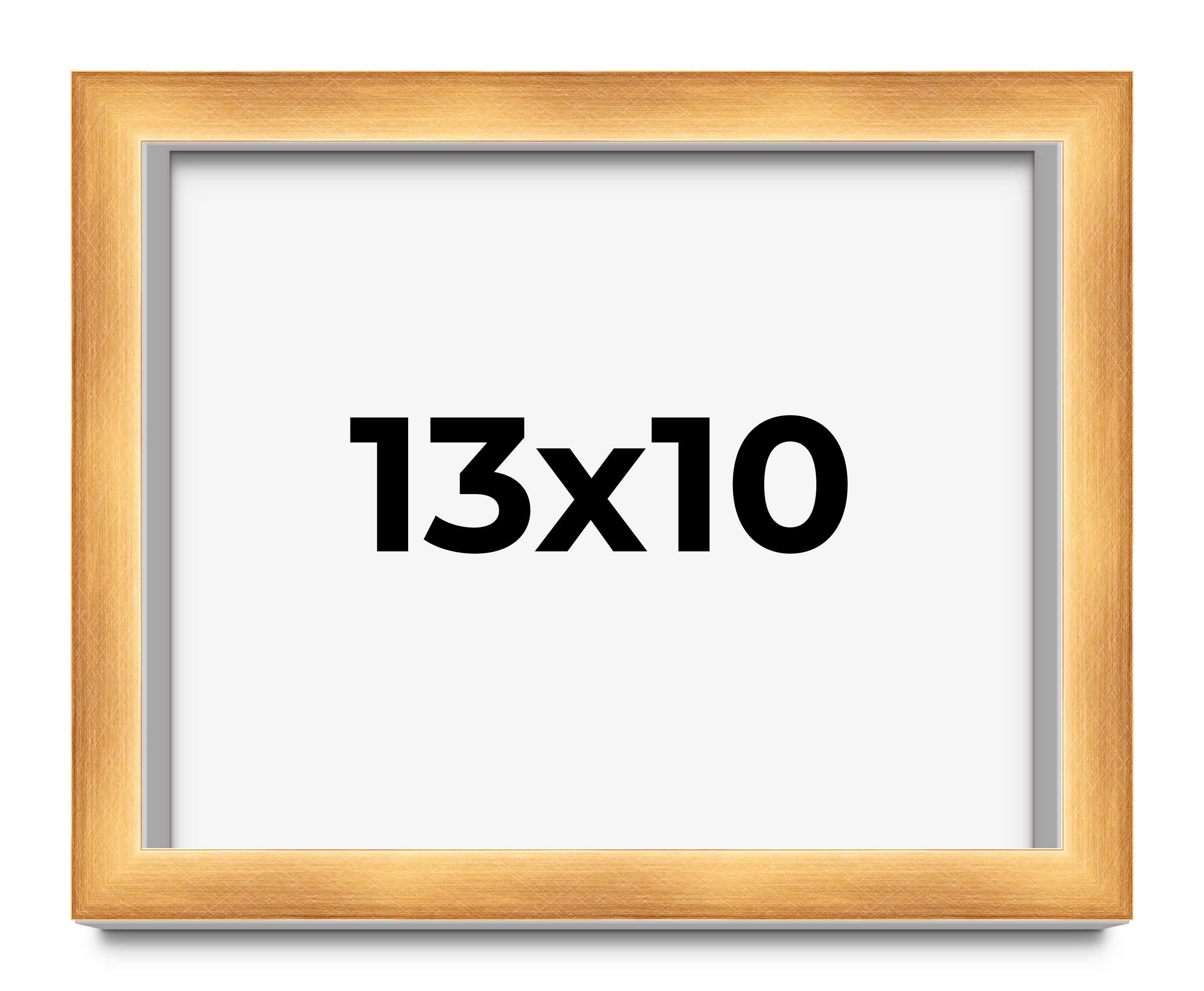 13x10 Shadow Box Bronze Cross-Brushed Display Frame | 1.625 Inches Deep ...