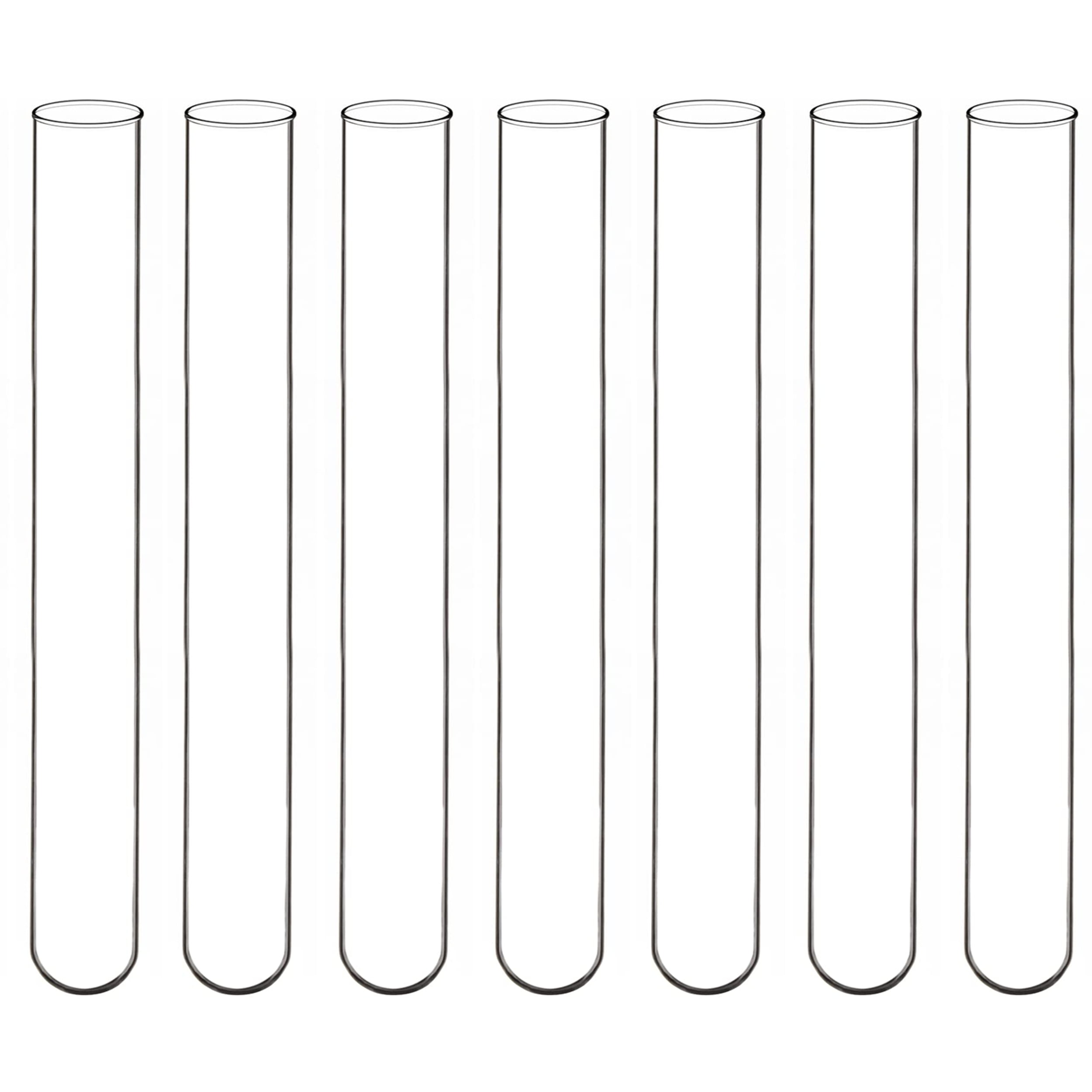 13x100mm Test Tubes, Borosilicate Glass, Round, 7ml, Karter Scientific ...
