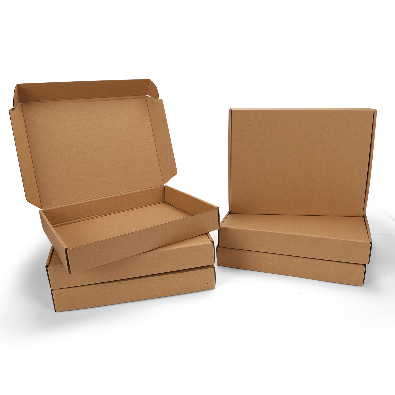 General Supply Brown Corrugated - Cubed Fixed-Depth Shipping Boxes, 6l ...