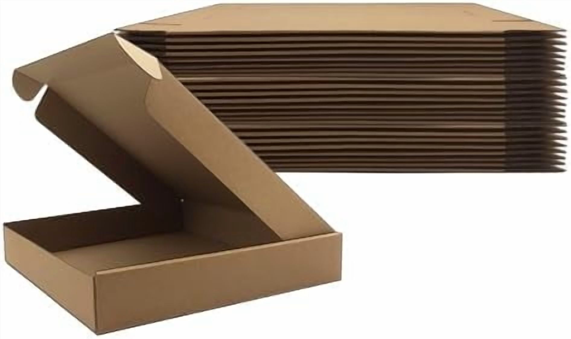 13x11x2 inches Shipping Boxes Set of 24, Brown Corrugated Mailing ...