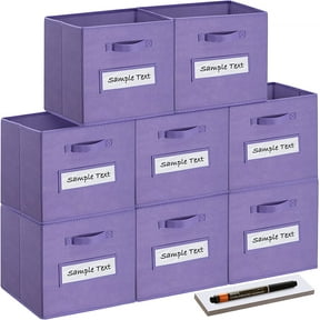 Storage Boxes with Labels