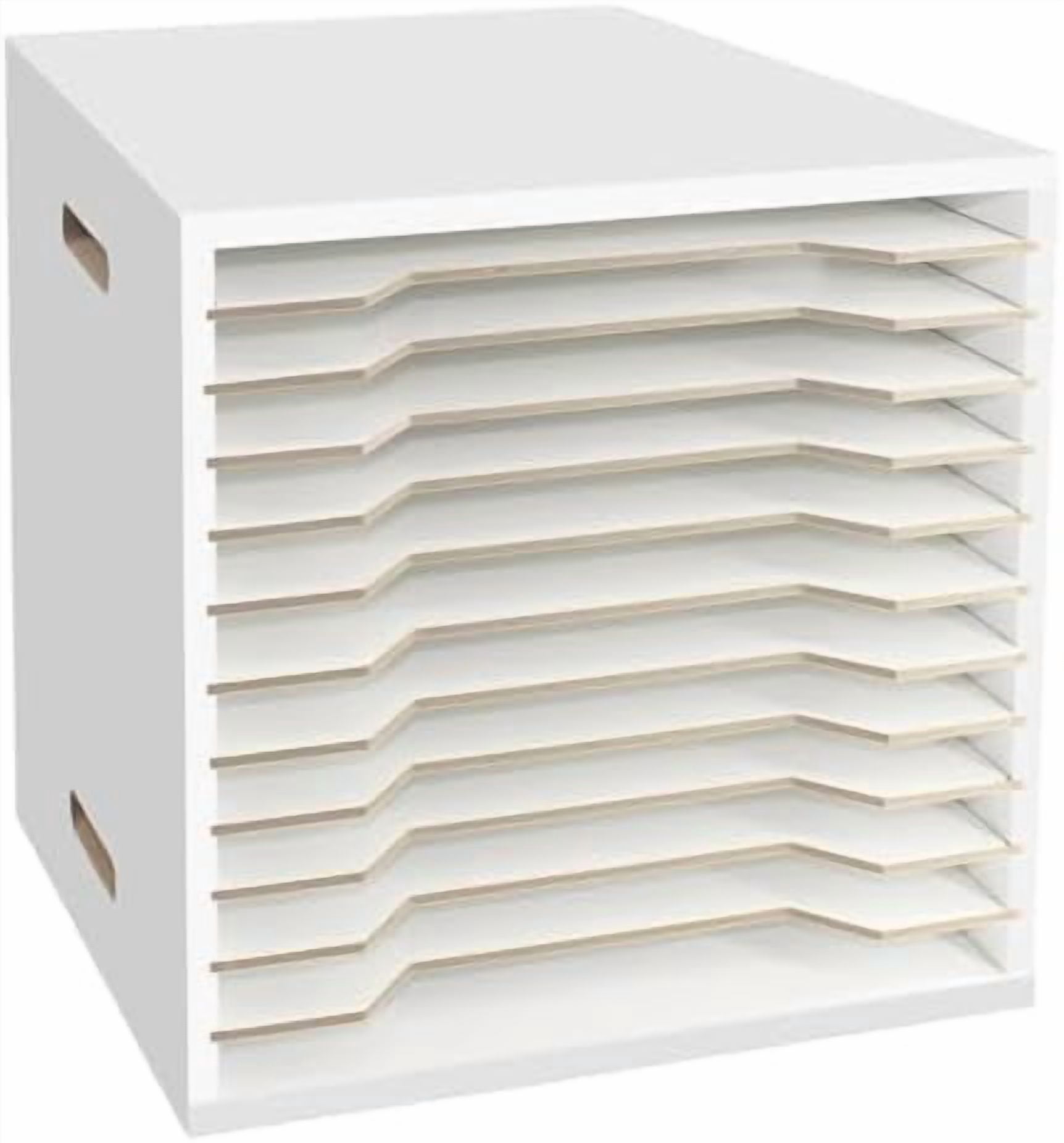 13x13 Paper Storage Organizer, 12 Tier Scrapbook Paper Organizer ...