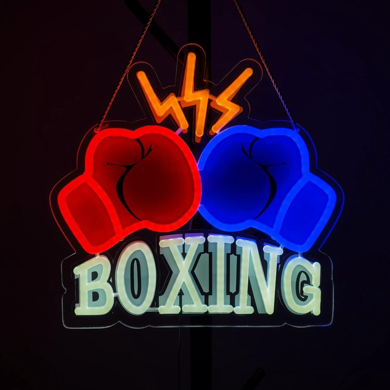 13x13 inch Boxing Neon Signs Art Wall Lights for Bar Club Hotel Pub ...