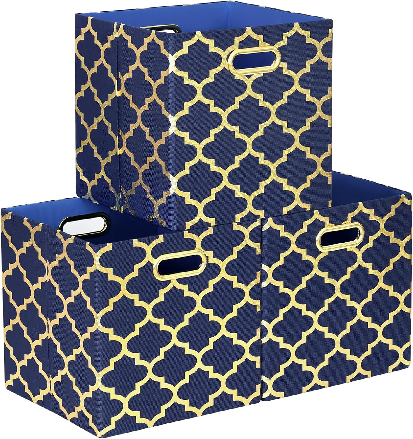 13x13x13 Storage Cube Bins, Collapsible Fabric Storage Cubes Organizer ...