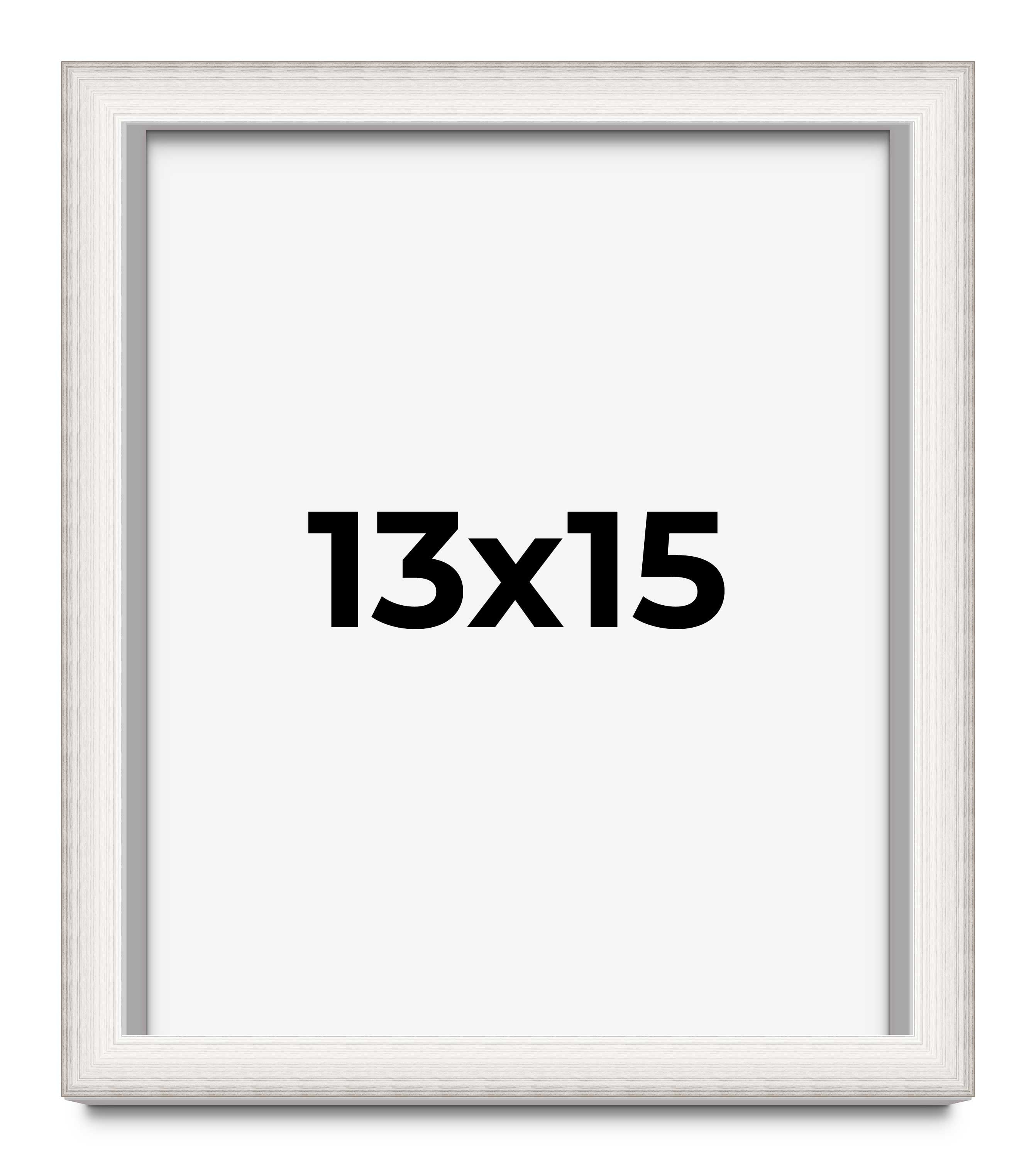 13x15 Silver Shadowbox Frame - Interior Size 13x15x1.5 Inches - Made to ...