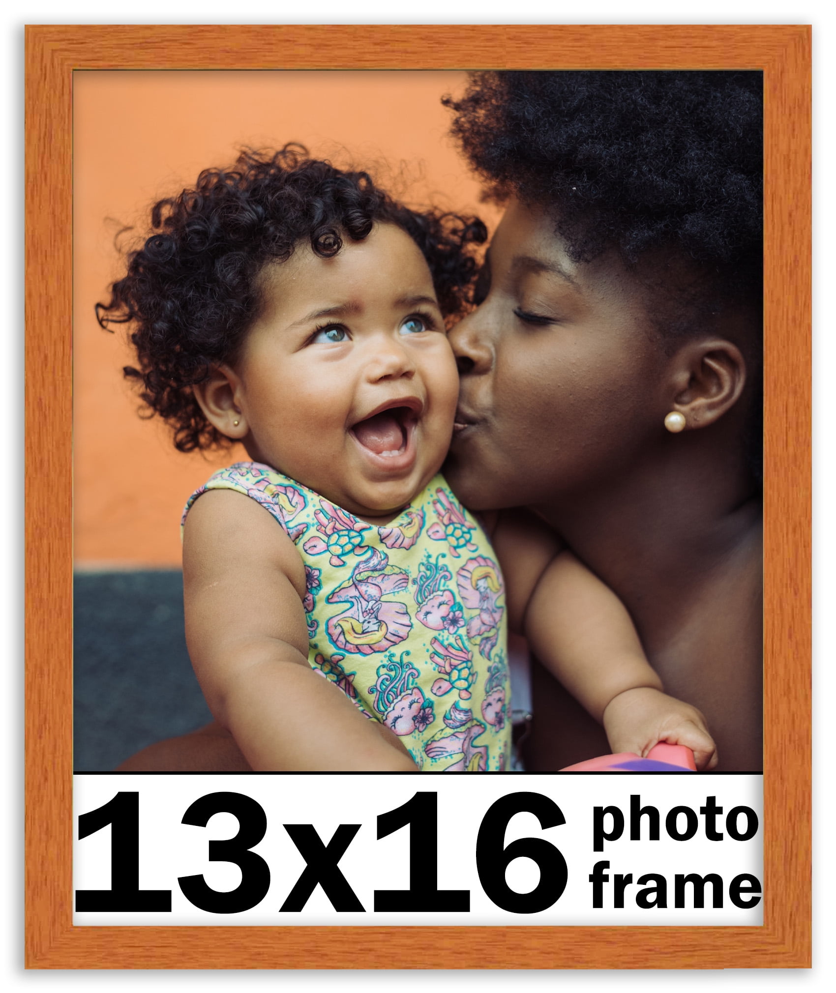 13x16 Frame Honey Pecan Brown Picture Frame - Modern Photo Frame ...